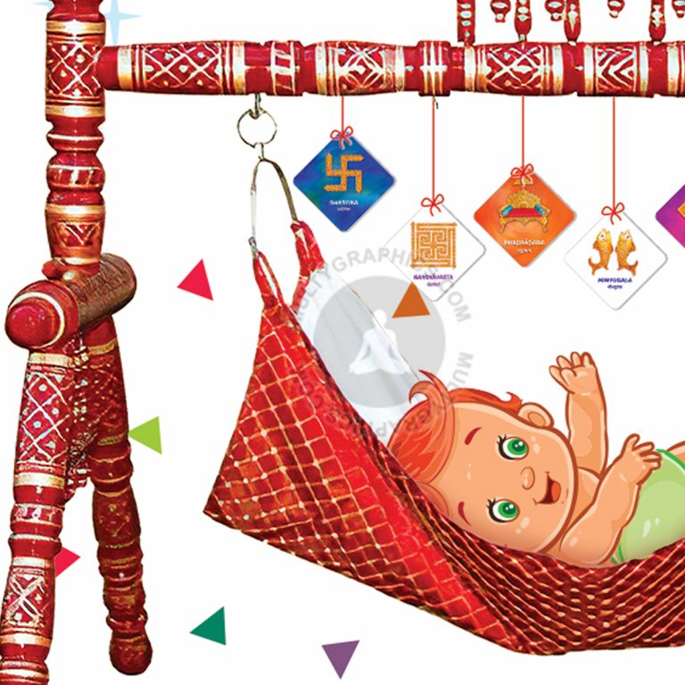 Jain Hangings For Baby Ghodiya/Palana - Shrut Gyan