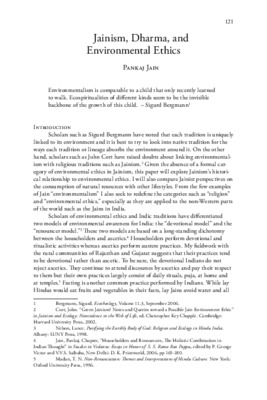 Jainism, Dharma, and Environmental Ethics | Read jain books online on ...